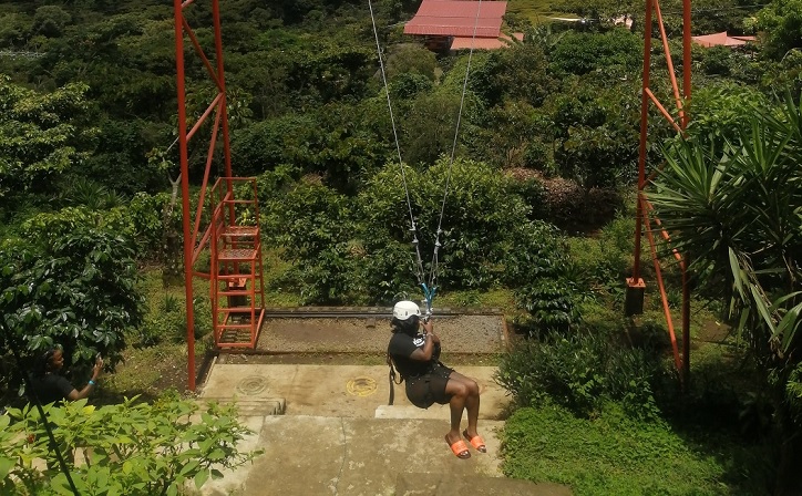 Ruta de Flores, Bike Zipline and Cafe Albania Rainbow Slide